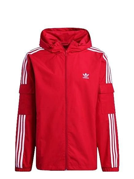 Adidas Originals 3-stripes Wb Fz Casual Sports Jacket - Light Red