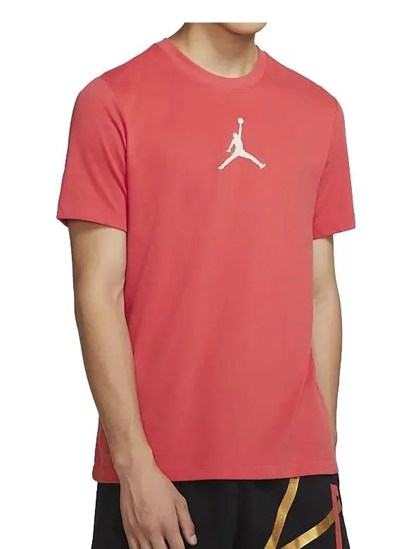 JORDAN Jumpman Dfct Ss Crew Round Neck Short Sleeve Small T-shirt - Red