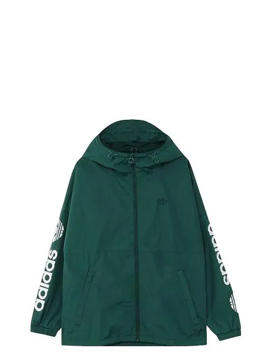Adidas Originals Regen Wbreaker Hooded Windbreaker Jacket - Green