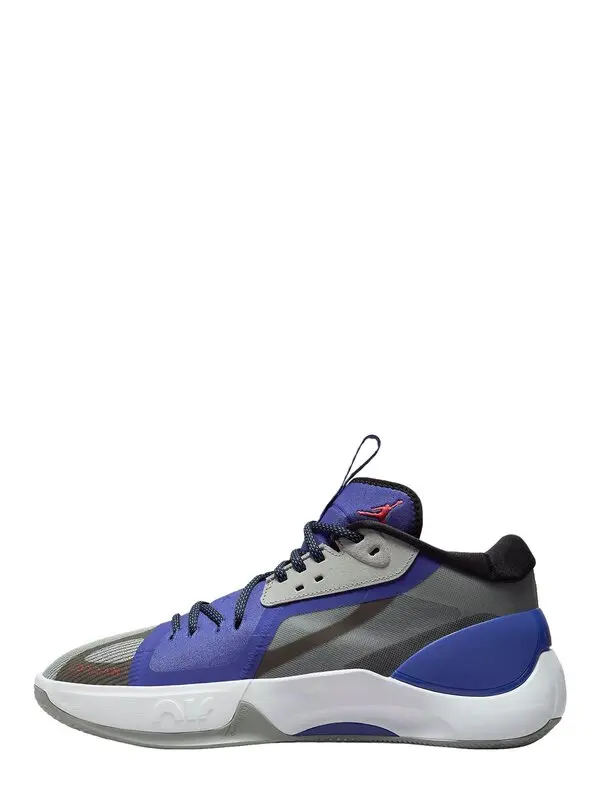 JORDAN Zoom Separate Pf Basketball Shoe - Grey/blue