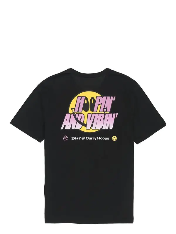 Under Armour Curry Hoop Vibes T-shirt - Black