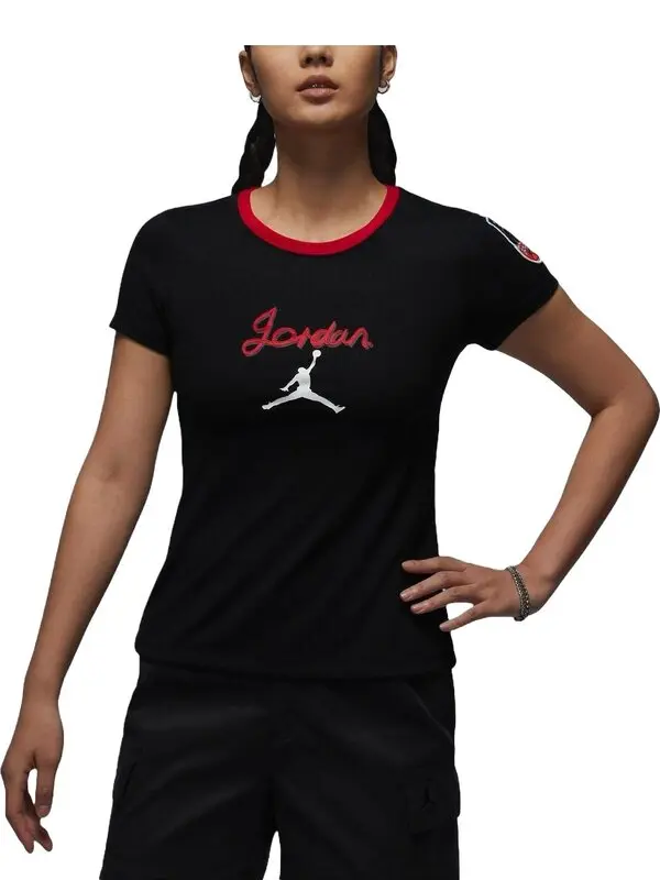 JORDAN Graphic Slim Fit T-shirt - Black
