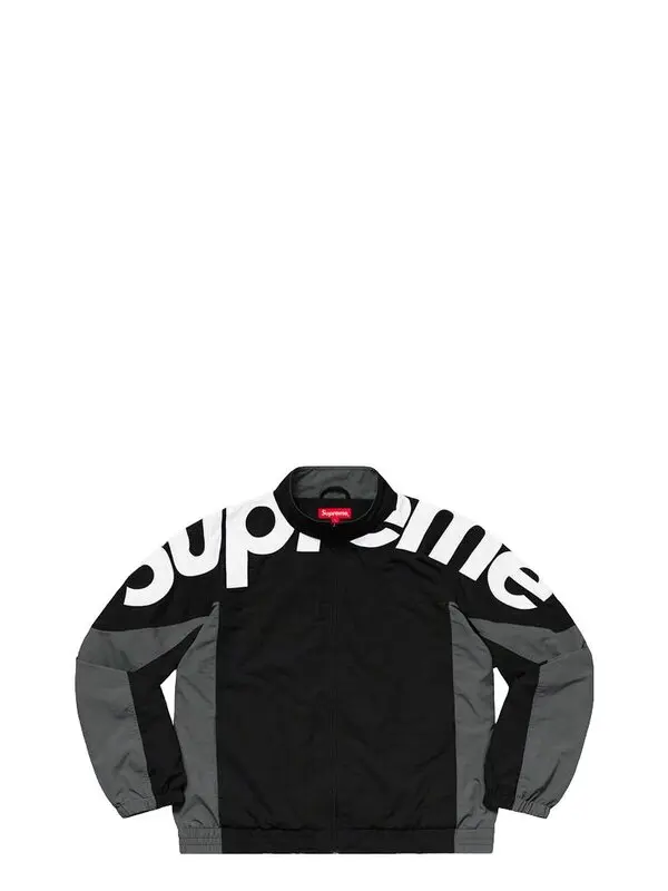Supreme Shoulder Logo Track Jacket - Black