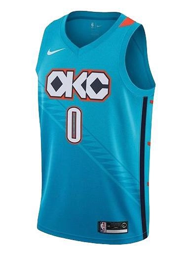 Nike Nba Russell Westbrook Oklahoma City Thunder Swingman Jersey - Blue