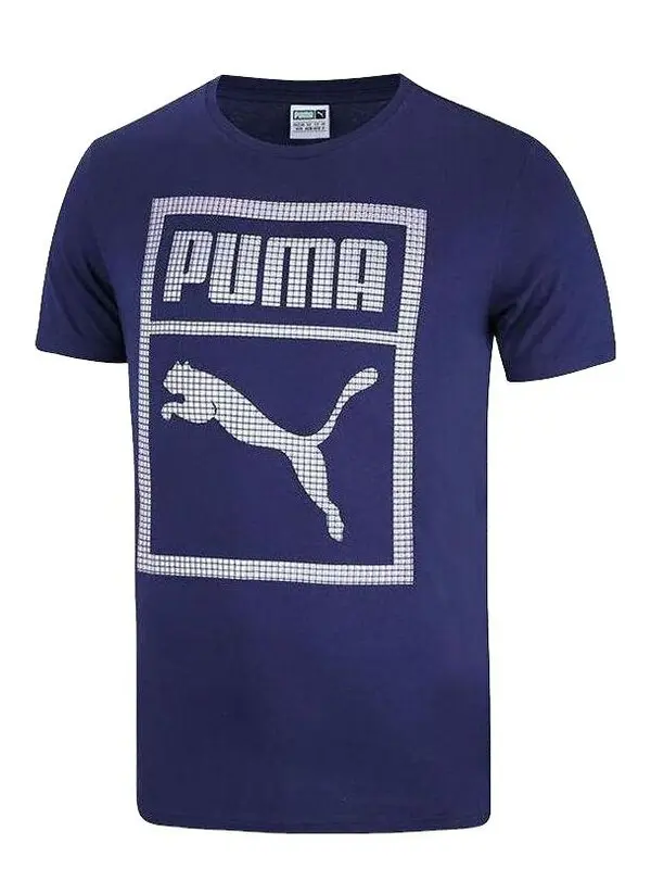 PUMA Logo Graphic T-shirt - Navy
