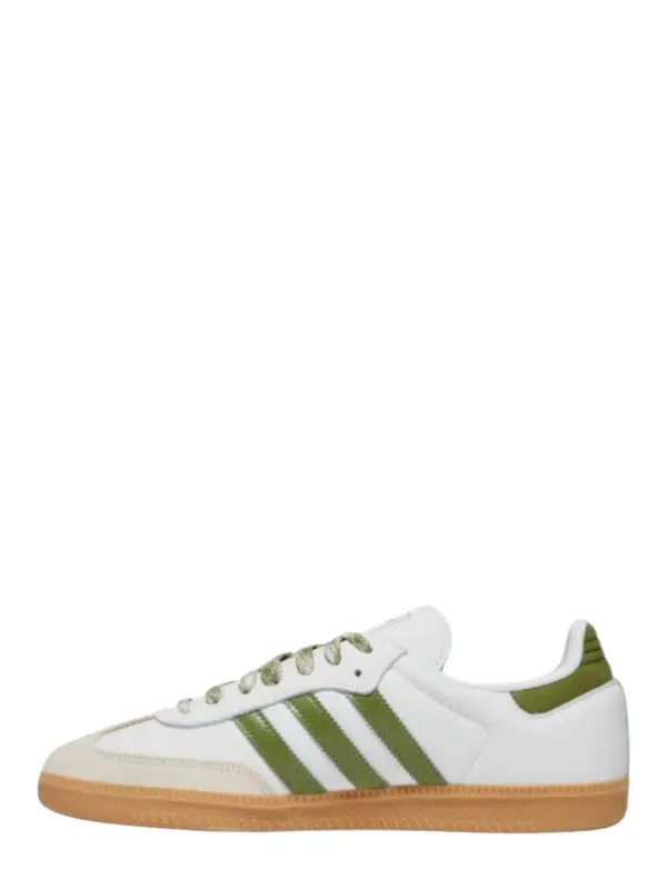 Adidas Samba Og Sneakers - Cloud White/tech Olive/gum