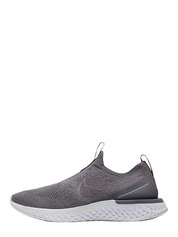 Nike Epic Phantom React Flyknit Athletic Sneakers - Grey