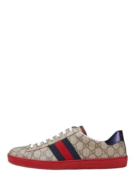 Gucci Ace Gg Supreme Sneakers - Tan