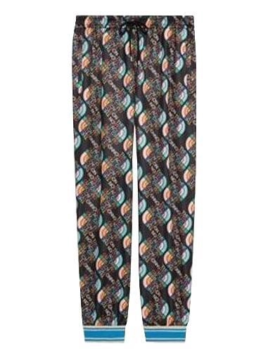 Gucci X The North Face Jogging Pant 'black Multicolor - Black/multicolor