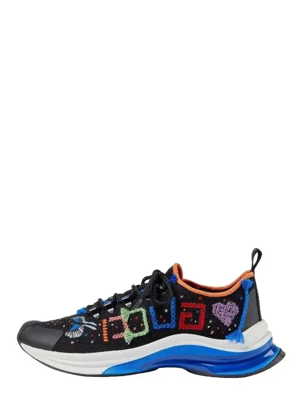 Gucci Run Sneaker - Black/blue