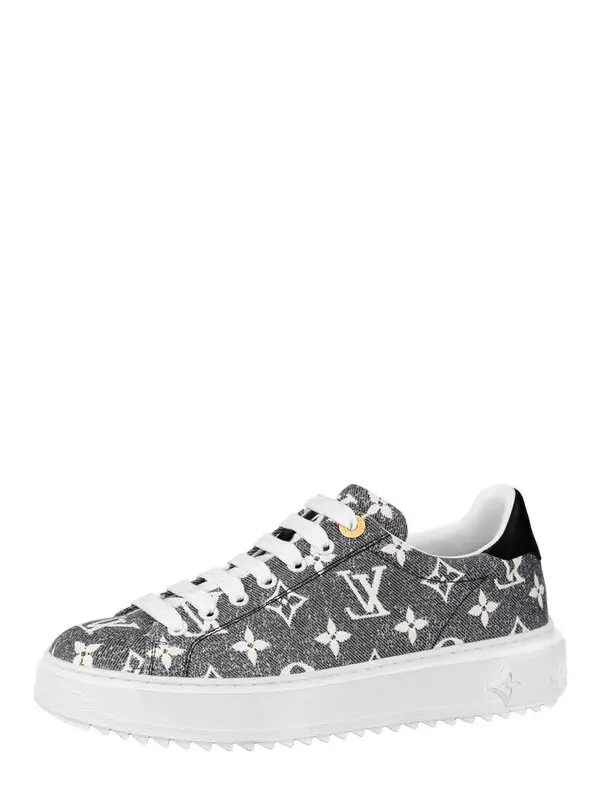 LOUIS VUITTON Time Out Sneakers - Grey/white/black