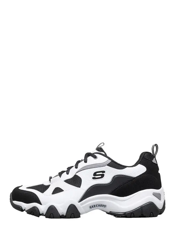 Sketchers D'lites 2.0 Athletic Sneakers - Black And White