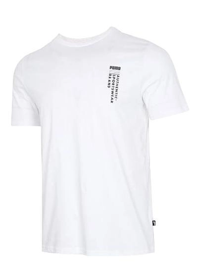 PUMA Casual Graphic T-shirts - White