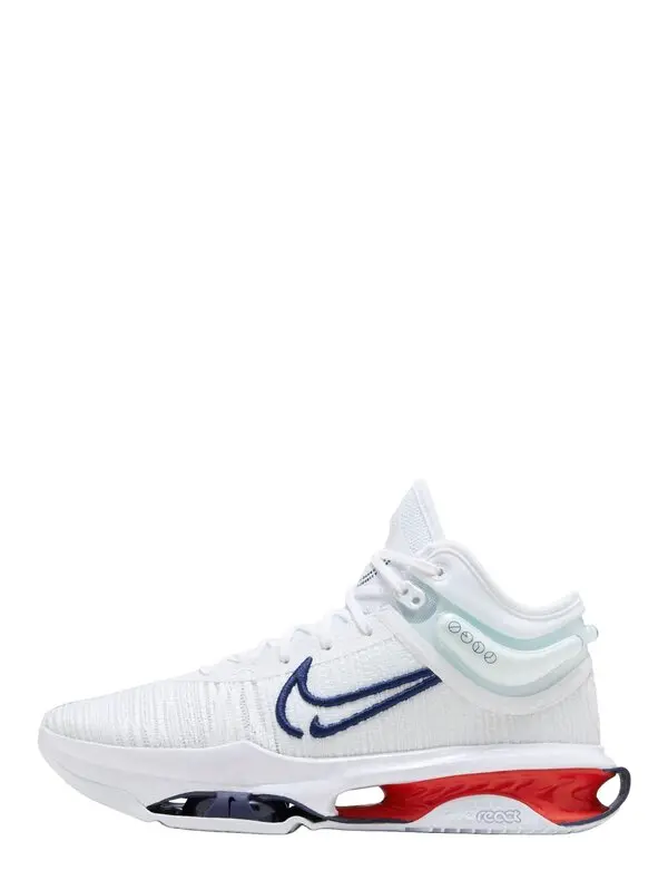 Nike Zoom Gt Jump 2 Ep High Top Sneakers - White/navy/red