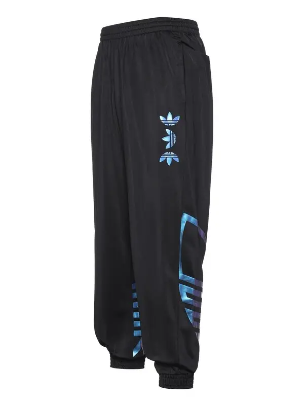 Adidas Originals Zeno Track Pants Logo Printing Sports Pants - Black