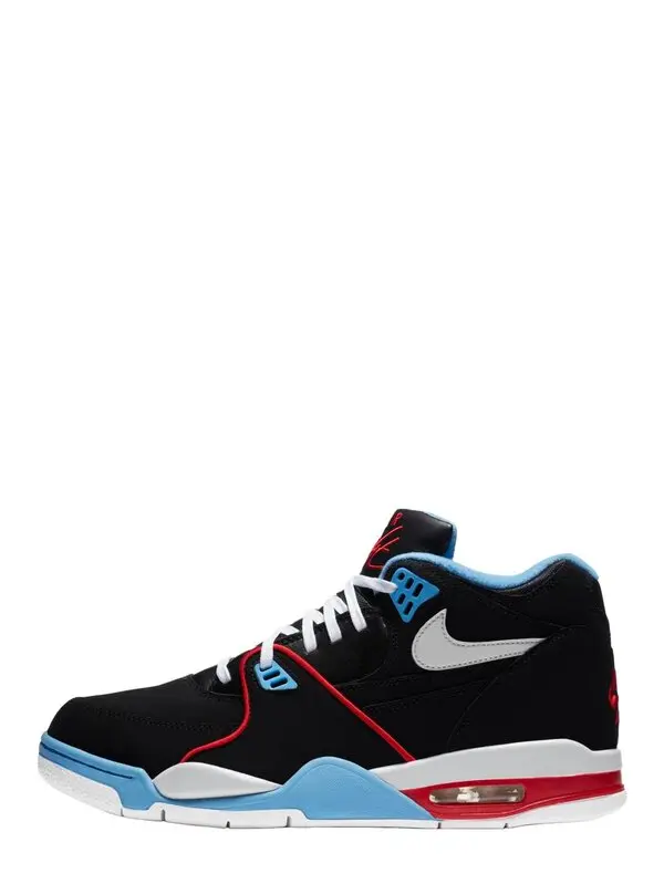 Nike Flight 89 Mid Top Sneakers - Black/blue/red