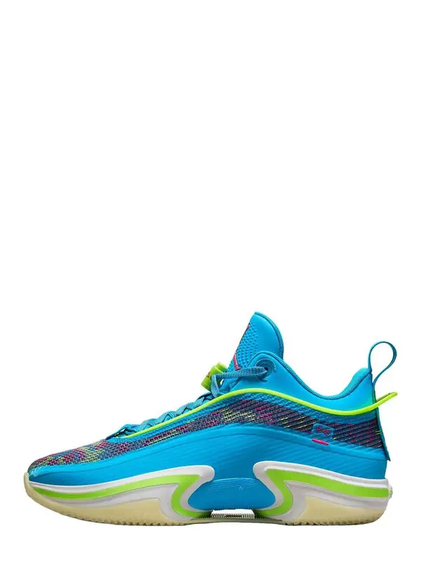 JORDAN 36 Low 'laser Blue - Blue/green