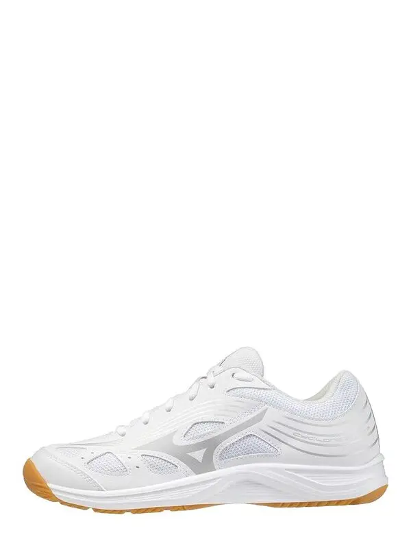 Mizuno Cyclone Speed 3 Athletic Sneakers - White/silver/gum