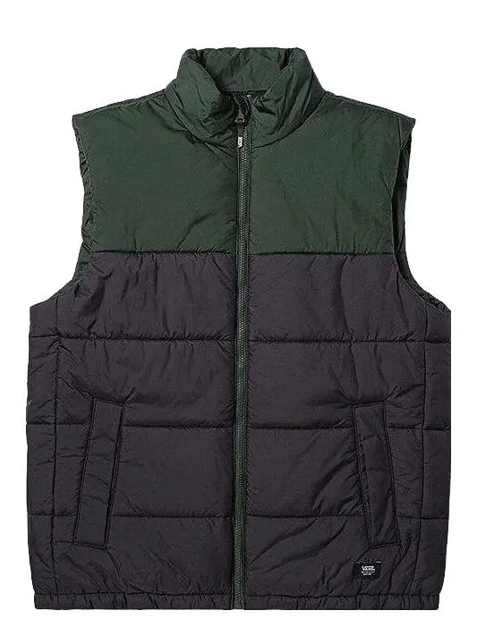 VANS Norris Mte-1 Puffer Vest - Black/green