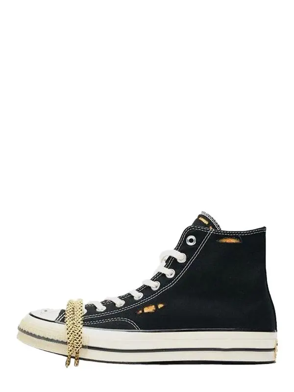 CONVERSE Dr. Woo X Chuck 70 High Top Sneakers - Black/sunset Gold