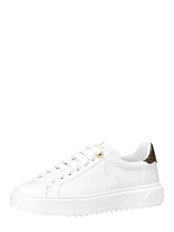 LOUIS VUITTON Time Out Sneakers - White/brown
