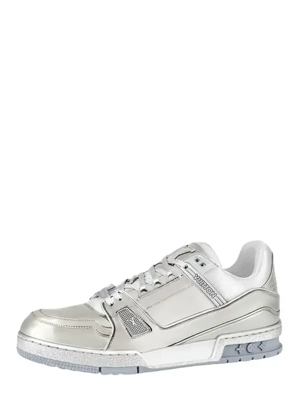 LOUIS VUITTON Trainer Sneakers - Silver/grey/white