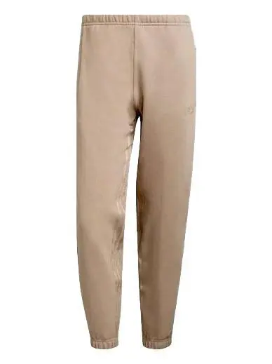 Adidas Originals Blue Version Series Solid Color Sports Bundle Feet Pants - Khaki