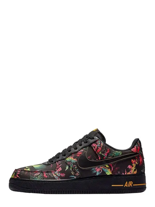 Nike Force 1 '07 Lv8 "floral Pack" Sneakers - Black
