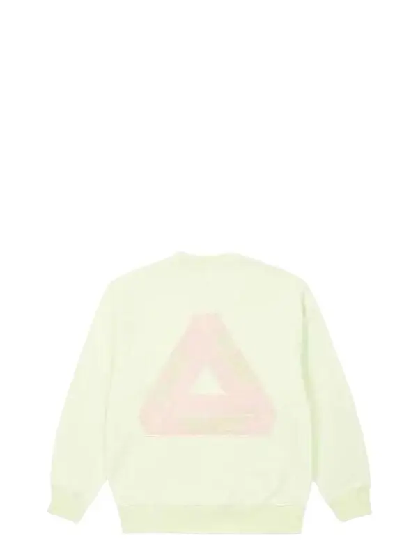 PALACE Fleece Tri-ferg Crew Sweater - Yellow