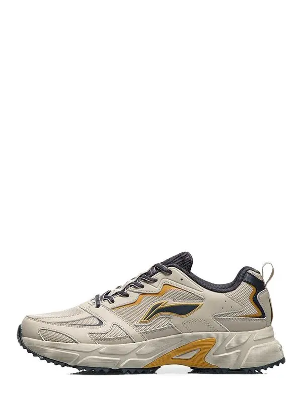LI-NING Retro Running Sneakers Arlq001-7 - Beige/yellow