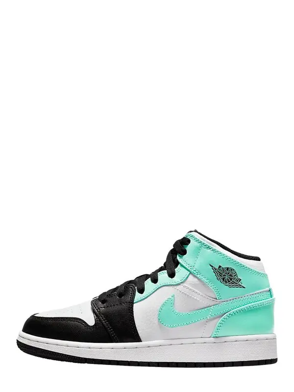 JORDAN 1 Mid "tropical Twist - White/black/island Green