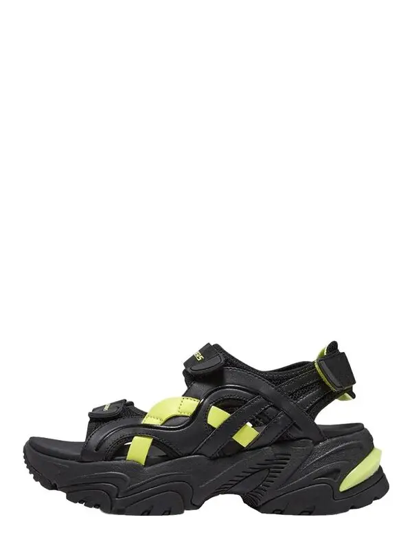 Sketchers Stamina V2 Sandals - Black/green