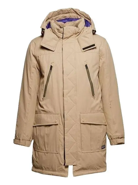 CONVERSE Mid-length Down Jacket - Khaki