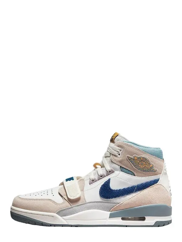 JORDAN Air Legacy 312 High Top Sneakers - Cream/white/blue
