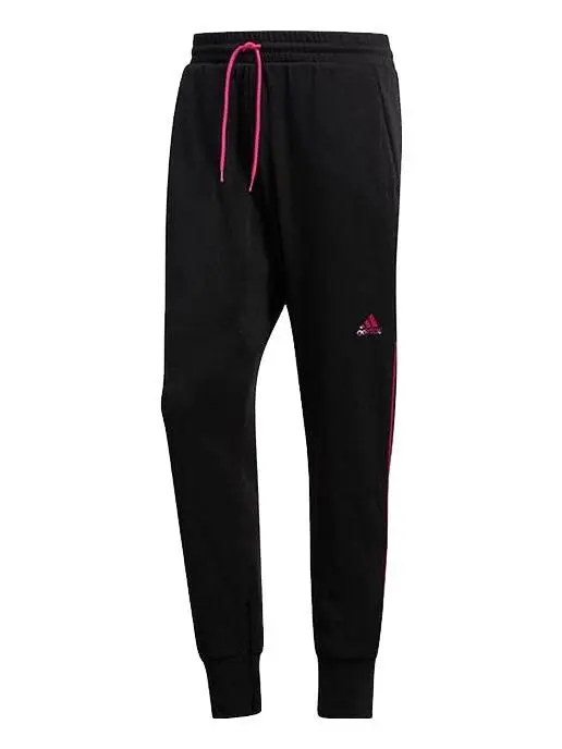 Adidas Ros Knitted Basketball Training Pants - Black