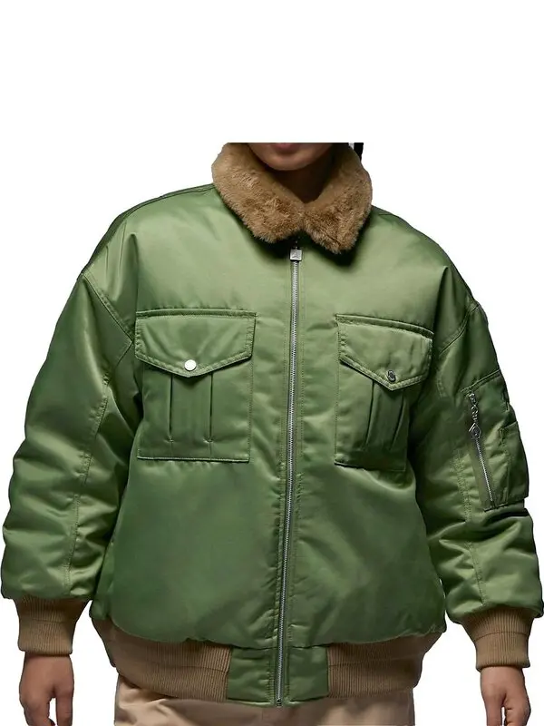 JORDAN Air Renegade Jacket - Sky J Light Olive/brown Kelp