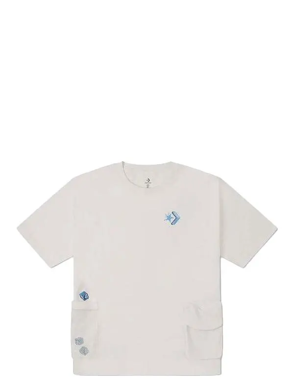 CONVERSE Summer Drink Pocket T-shirt Asia Sizing - Egret