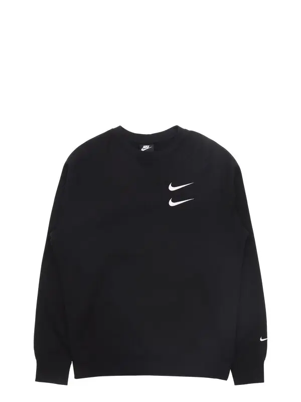 Nike Embroidered Fleece Lined Pullover - Black