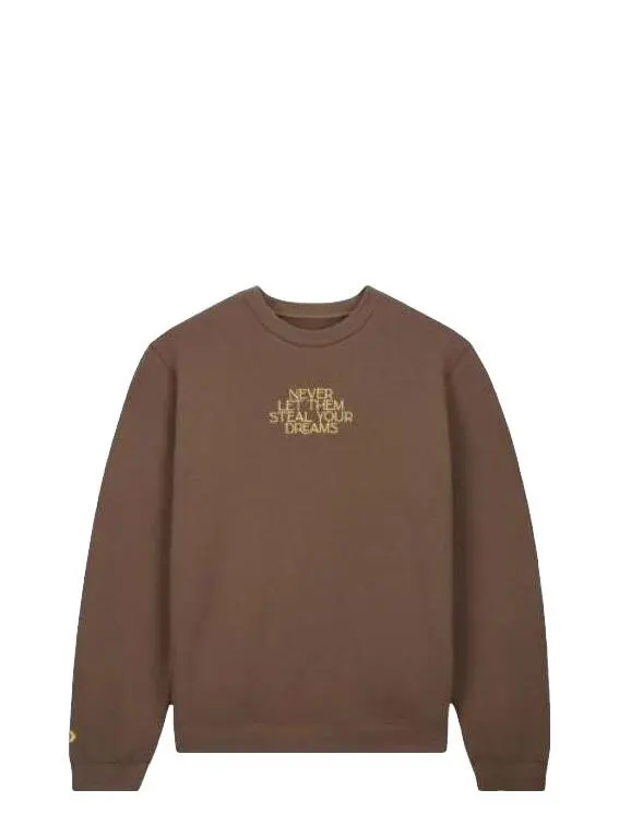 CONVERSE X Wonka French Terry Crew Sweatshirt - Brown