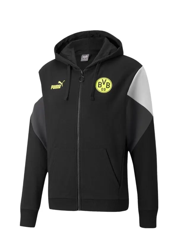 PUMA Bvb Ftbl Culture Fz Jacket - Black