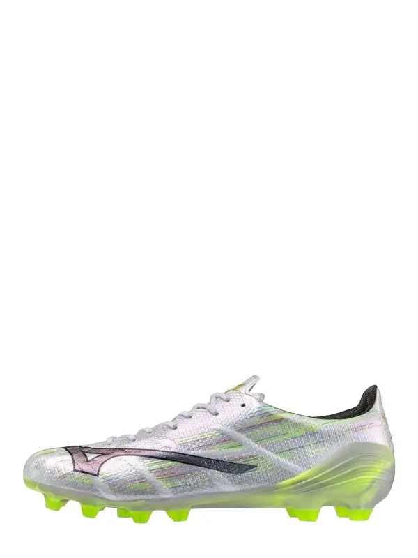 Mizuno Alpha 2 Elite Fg Football Boots - Silver/neon