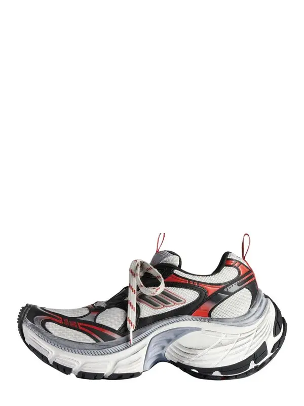 Balenciaga 10xl Sneaker - Grey/white/red