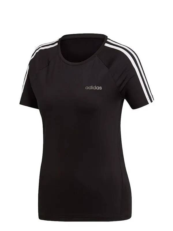 Adidas Design 2 Move 3-stripe T-shirt - Black