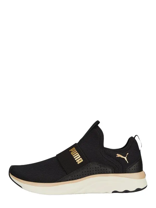 PUMA Softride Sophia Slip On Sneakers - Black