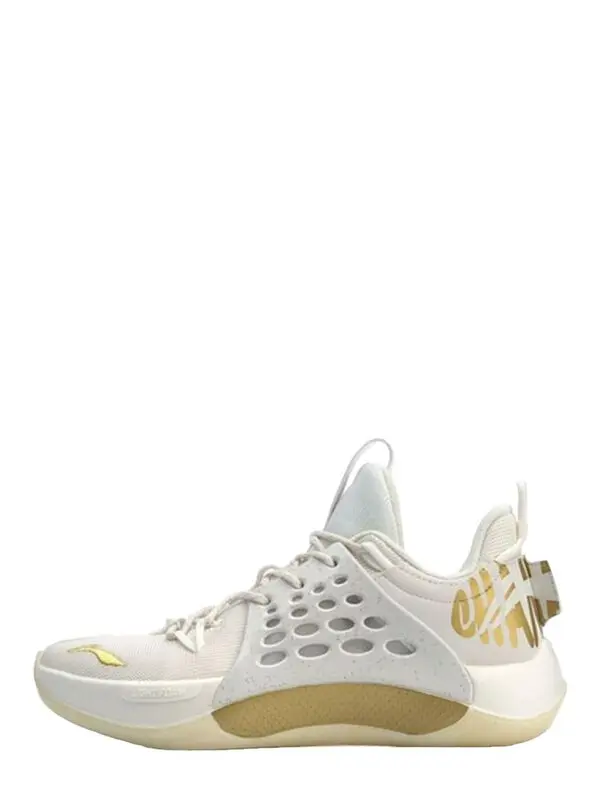 LI-NING Sonic 7 Low X Cba Athletic Sneakers - White/gold
