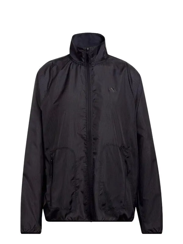 Adidas Run Icons 3bar Running Windbreaker Jacket - Black
