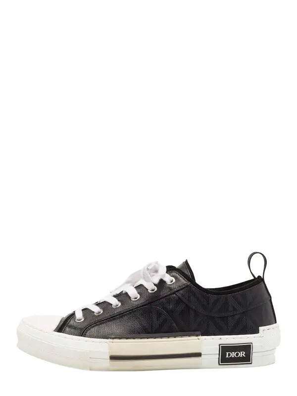 Dior B23 Low Top Sneakers - Black/white
