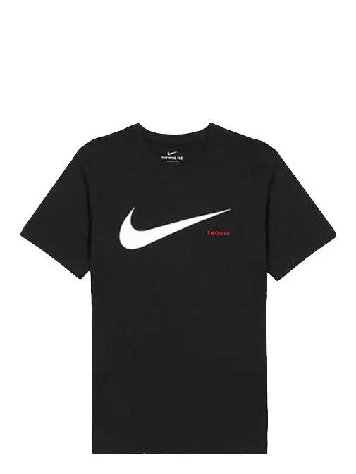 Nike Swoosh Logo Short Sleeve T-shirt - Black