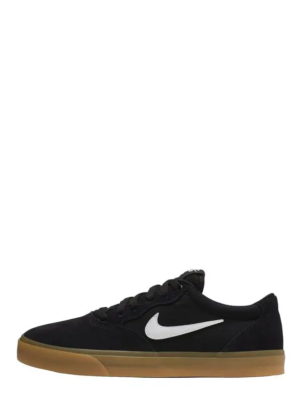 Nike Chron Slr Sb Gum Low Top Sneakers - Black