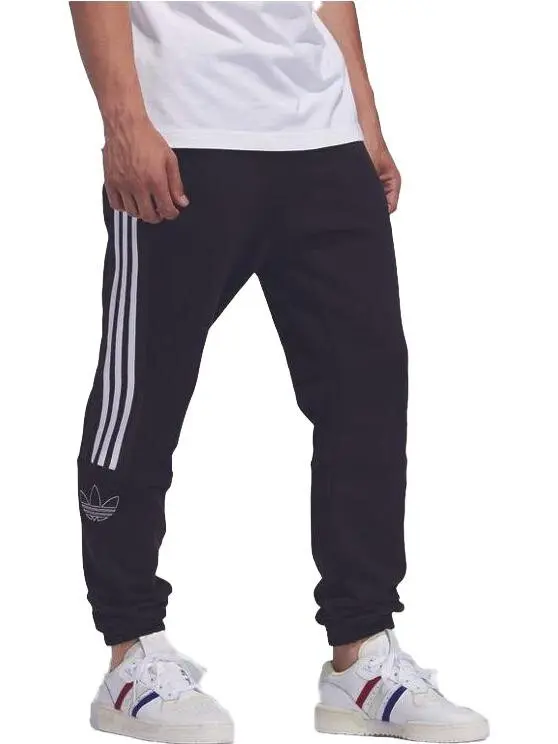 Adidas Originals Outline Trefoil Joggers - Black
